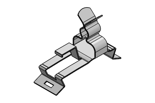 EMC shield clamps for 35 mm top hat rails, pluggable, with or without integrated strain relief